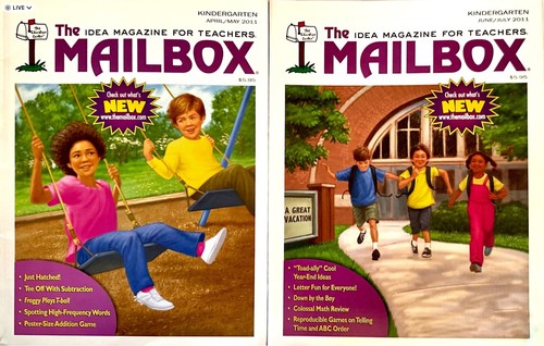Lot of 2 Mailbox Magazine Kindergarten Teacher Resource April/May/June ...