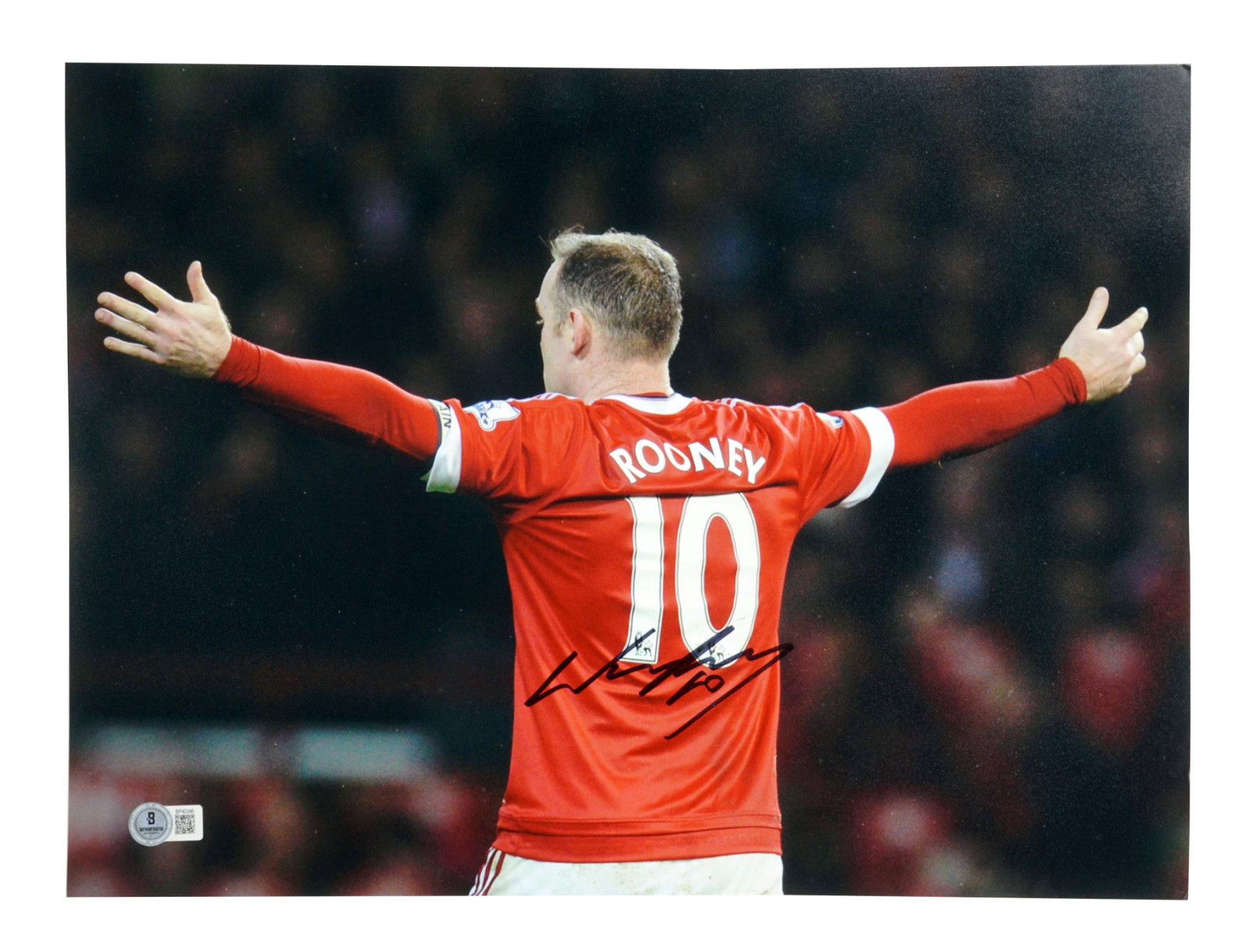 Wayne Rooney Autographed Memorabilia | Signed Photo, Jersey ...