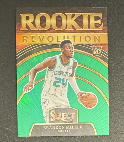 Brandon Miller 2023-24 Select ROOKIE Evolution Green #5 - Charlotte ...