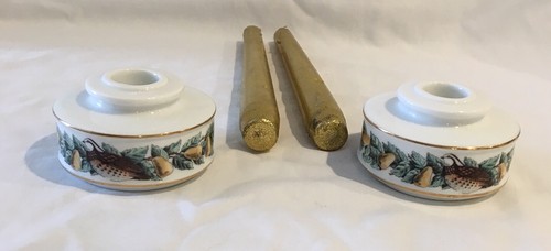 Vintage Avon 12 Days of Christmas Candle Holders Partridge in a Pear ...