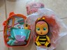 FIBI frog 🐸 Cry Babies Magic Tears Mini Doll Bottle House .. Opened but ...