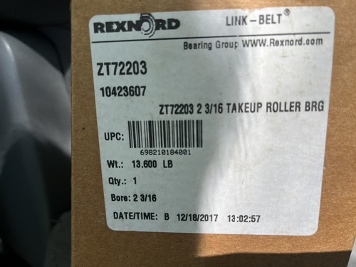 ZT7-2203 Rexnord New Roller Bearing Take Up. ZT72203 | eBay