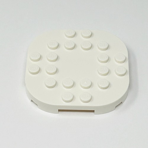 66789 LEGO Parts Plate Raised 6x6x2/3 w/ Rounded Corners WHITE (1) | eBay