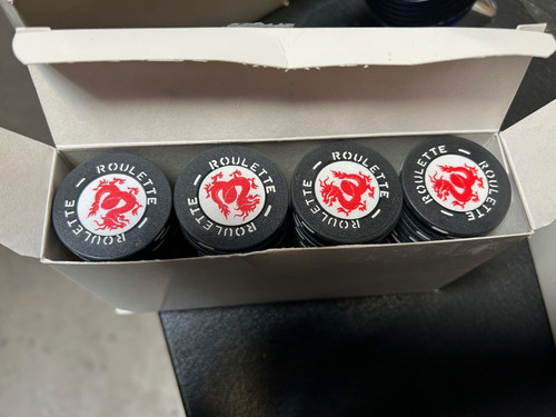 RUSH HOUR 2 100 Red Dragon Roulette Chips Original Prop BLACK | eBay