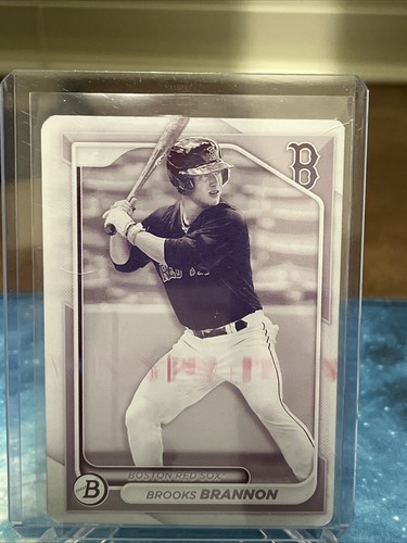 2024 Bowman - Prospects Printing Plate Magenta #BP-95 Brooks Brannon /1 ...