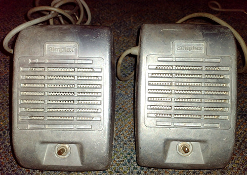 Pair Of Vintage Simplex Drive In Speakers Not Tested As Is | eBay