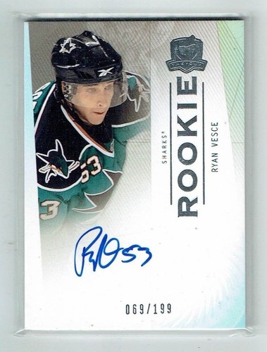 09-10 UD Upper Deck The Cup Ryan Vesce /199 Rookie Auto | eBay