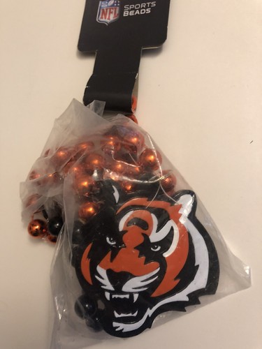 NFL Cincinnati Bengals Football Sports Beads Necklace New | eBay