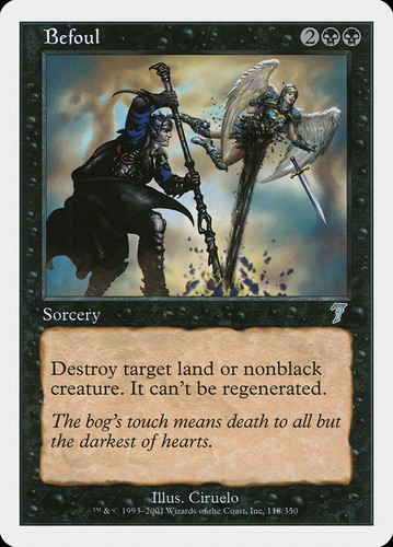 FOIL Befoul | MtG Magic 7th Edition | English | Near Mint-Mint (NM-M ...
