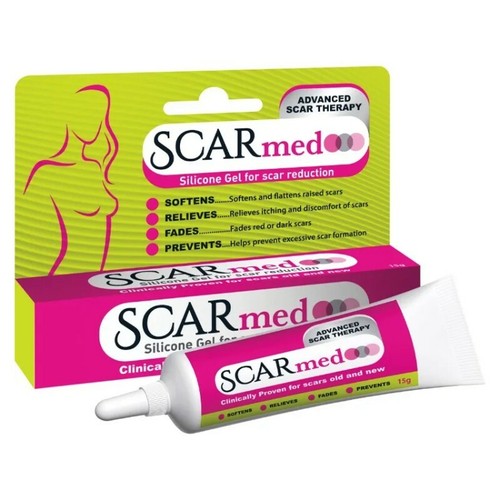 SCARmed Silicone Gel 15g Scar Reduction Sensitive Skin Rapidly Drying ...