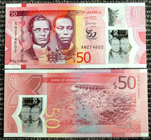 Jamaica 50 Dollars 2022-2023 Polymer Banknote World Paper Money UNC | eBay