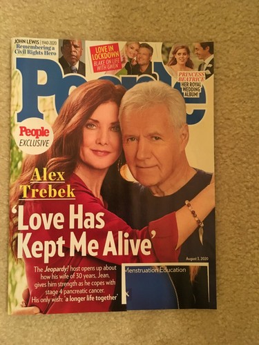 People Magazine August 3rd, 2020 Issue - Alex Trebek - Love Has Kept Me ...
