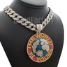 NEW THE WORLD IS MINE PENDANT & 30" CUBAN CHAIN HIP HOP NECKLACE ...