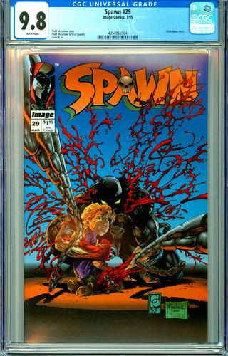 SPAWN #29 CGC 9.8 WP Todd McFarlane MODERN Age IMAGE COMICS 1995 | eBay