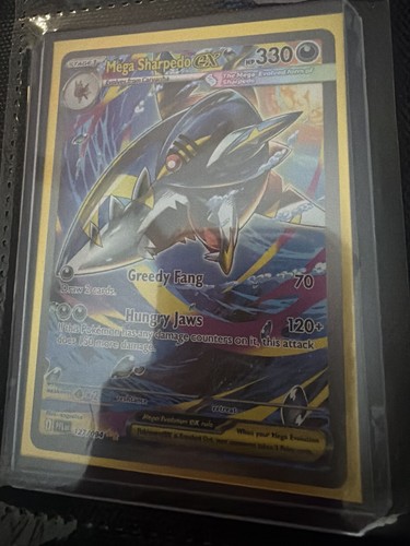 Mega Sharpedo ex 127/094 SIR Pokemon Phantasmal Flames NM | On Hand ...