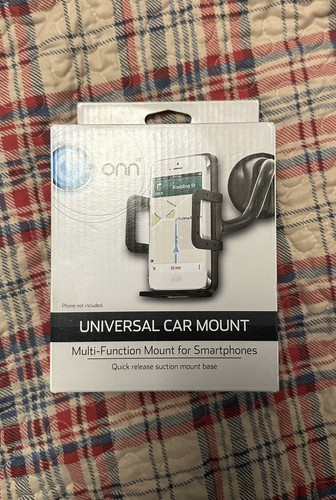 Onn Universal Car Mount Adjustable for Cell Phone Smartphone Black | eBay