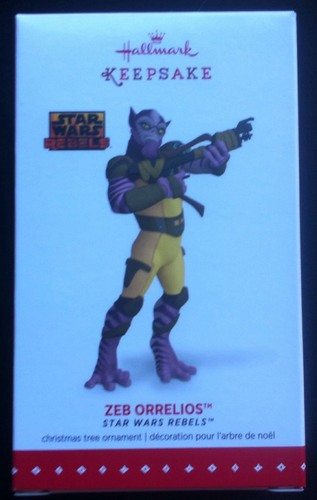 2015 Hallmark Star Wars Rebels Zeb Orrelios Christmas Keepsake Ornament ...