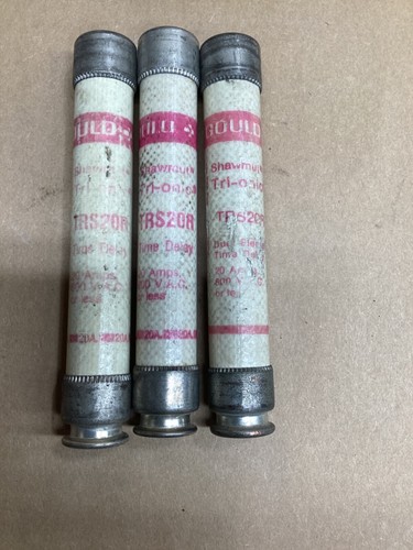 Lot of 3 Fuse Shawmut Tri-Onic TRS20R #101L39 | eBay