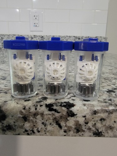 Lot of 3 Clear Care Contact Lens Cleaning Container Cases with ...