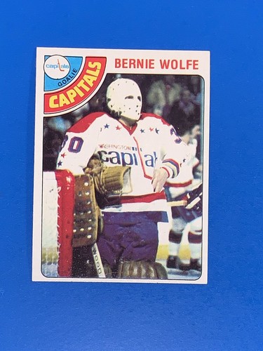 1978-79 Topps Bernie Wolfe Hockey Card #81 Washington Capitals Set ...
