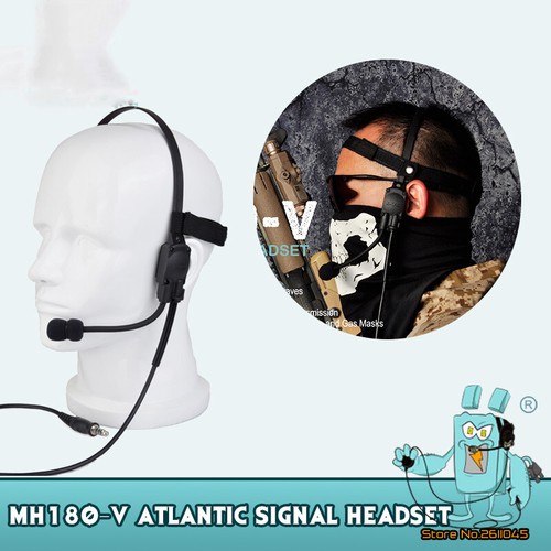 Tactical Headphones MH180-V Signal Bone Conduction Speakers Military ...