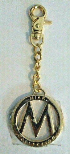 MIAK. Key Chain/Ring Fob Gold, NEW | eBay
