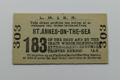 LMS LMS Collectable Railway Tickets for sale | eBay