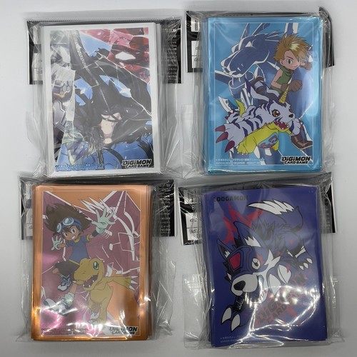 Digimon TCG: Official Sleeves (2023) COMPLETE SET Loogamon Beelstarmon ...