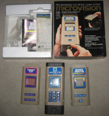 Microvision Milton Bradley (1979) Retro Handheld Games