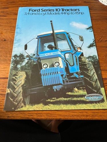 Ford 2910 3910 4110 4610 5610 6610 6710 7610 7710 8210 Tractor Brochure ...