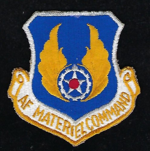 US AIR FORCE MATERIEL COMMAND HAT PATCH VETERAN AFMC PIN UP WRIGHT ...