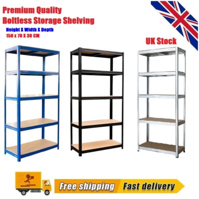 Metal Garage Shelving in Retail Shelves & Racks for sale | eBay