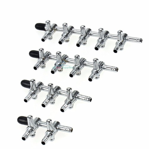 Aquarium 2/3/4/5 Ways Gang Valve Manifold Air Flow Control Distributor ...