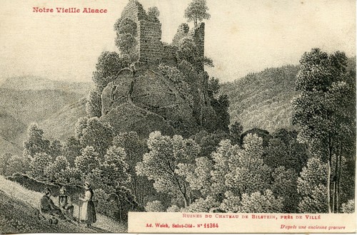 Postcard / The Vosges / Our Old Alsace Ruins of Cateau de Bilstein | eBay