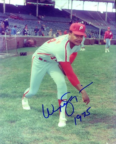 Wayne Simpson (d.2024) Philadelphia Phillies signed 8x10 photo INPERSON ...