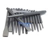 16pc Heavy Duty PUNCH AND CHISEL SET Chrome Vanadium Steel Pin Cold ...