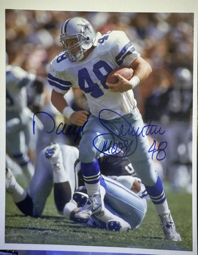 Daryl "Moose" Johnston Signed Autographed Dallas Cowboys 8x10 Photo | eBay