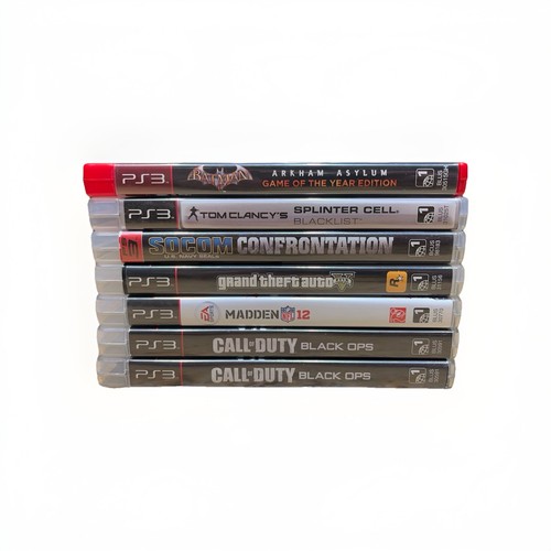 Lot of 7 EMPTY Sony PS3 PlayStation 3 Game Cases - CASES ONLY - NO ...