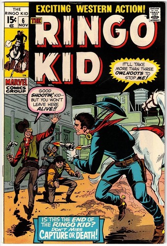 THE RINGO KID # 6 (MARVEL) (1970) JOHN SEVERIN art | eBay