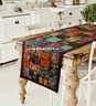Indian Handmade Vintage Patchwork Table Runner Bohemian Wall Hanging ...