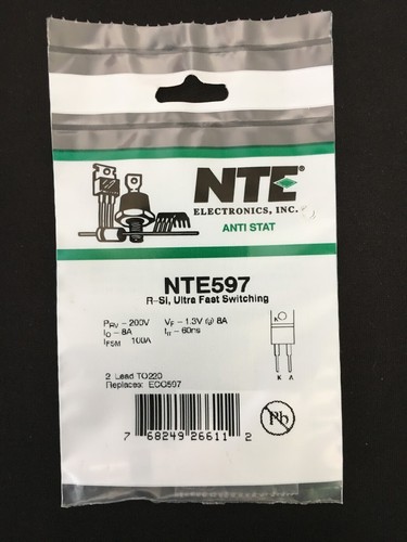 NTE597 - R-Si, Ultra Fast Switching | eBay