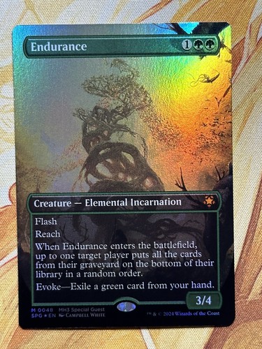 Endurance Borderless FOIL #48 Mythic, NM, MH3 - Modern Horizons 3, MTG ...