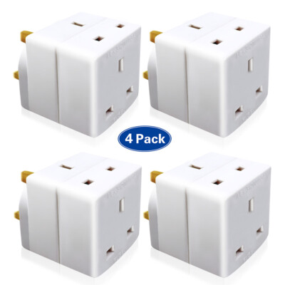 2 way plug adaptor products for sale | eBay UK