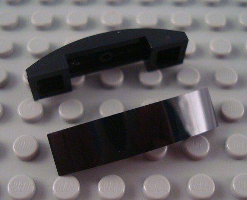 LEGO Lot of 2 Black 4x1 Double Curved Slope Pieces | eBay