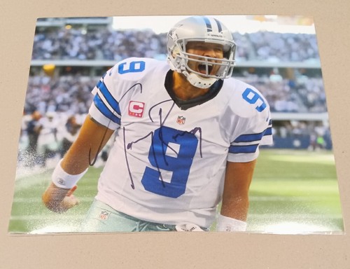 Tony Romo Cowboys NFL Football Star Signed Autographed 8x10 Photo | eBay
