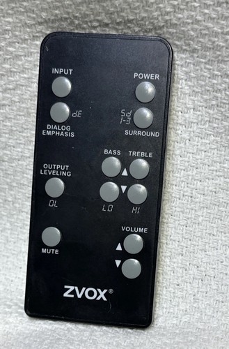 Genuine ZVOX OMNI Remote Control Audio V-Series AV 200 Sound Bar((D-2 ...