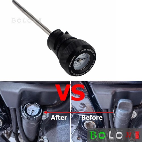 Oil Temperature Dipstick Motorcycle Oil Plug Temp Gauge For Harley ...
