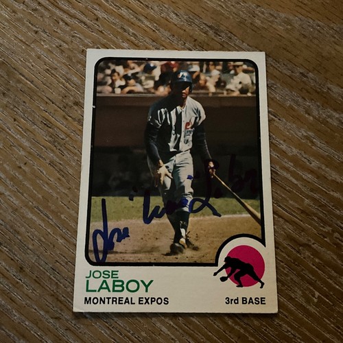 Autographed 1973 Topps COCO LABOY. #L-1 | eBay