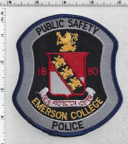 Emerson College Police (Massachusetts) Shoulder Patch | eBay