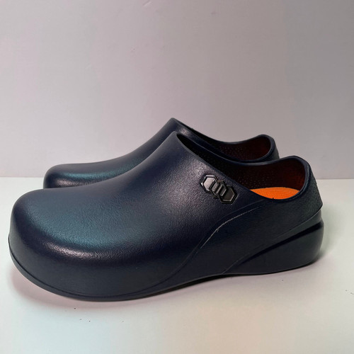 Womens 8 STICO Navy Chef Kitchen Slip Resistant Rubber Occupational ...